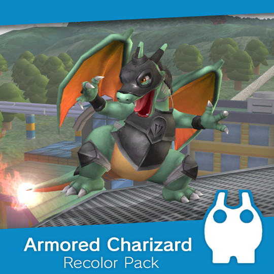 Armored Charizard Recolor Pack [Super Smash Bros. Brawl] [Mods]
