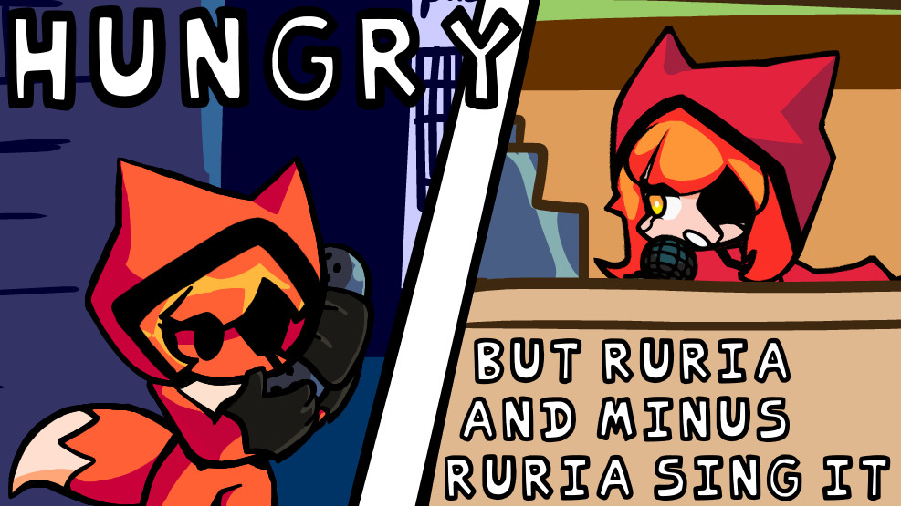Ruria & Minus Ruria Sing Hungry (Chromatic update) [Friday Night Funkin ...