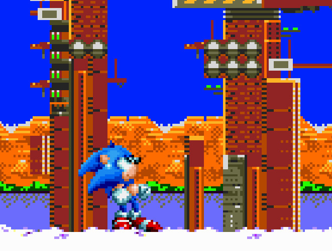 Launch Base Zone blue sky Mod for Sonic 3 A.I.R. | S3AIR Mods