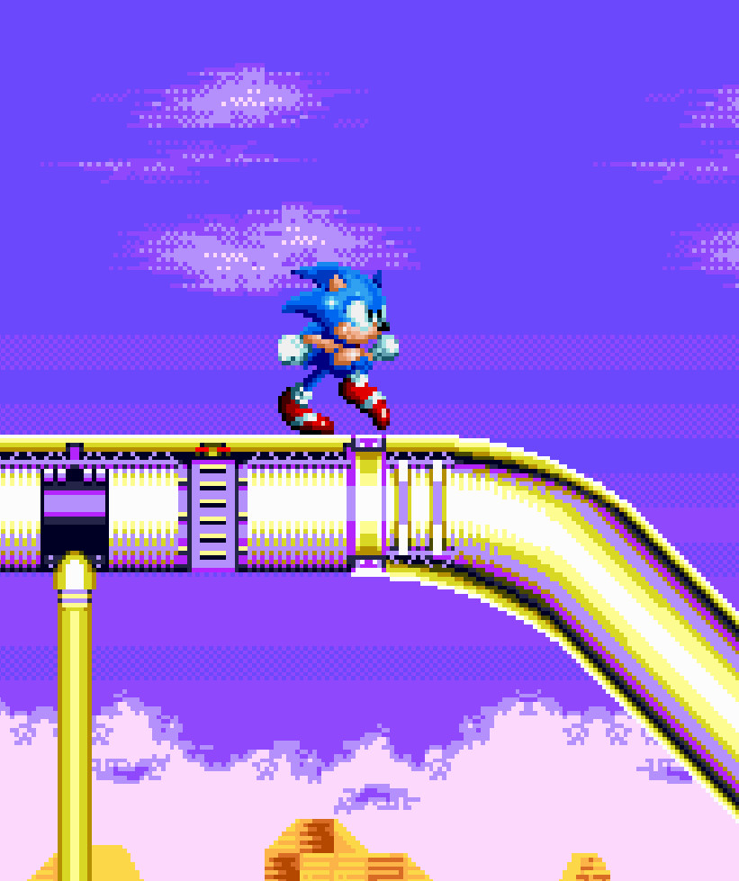 Launch Base Zone blue sky Mod for Sonic 3 A.I.R. | S3AIR Mods