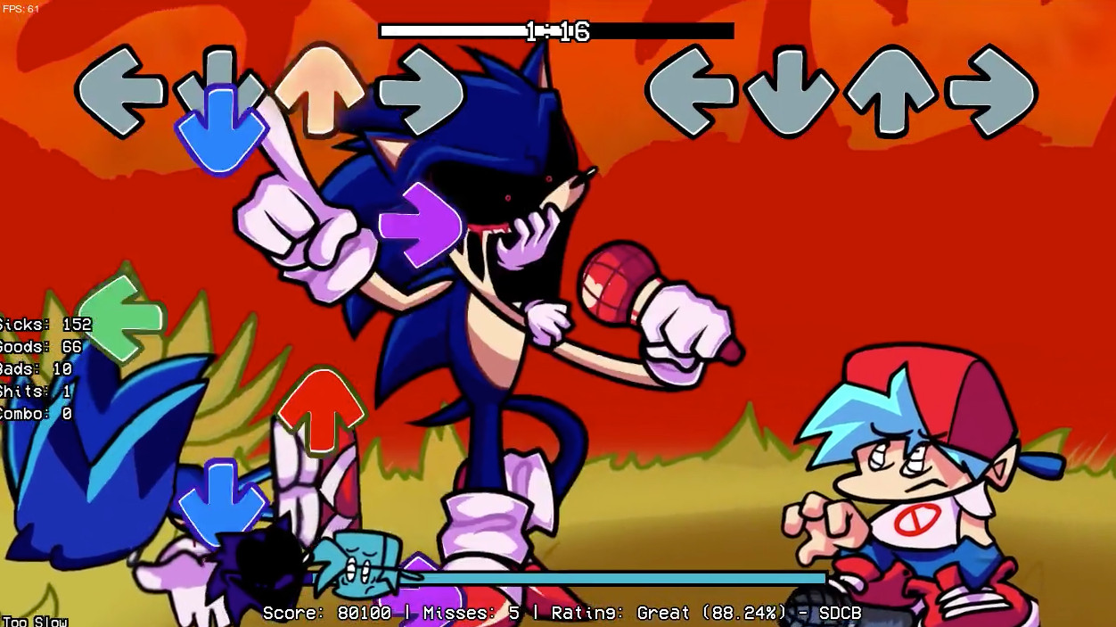 Too Slow Erect HIGH EFFORT [FANMADE]! Mod for Friday Night Funkin ...