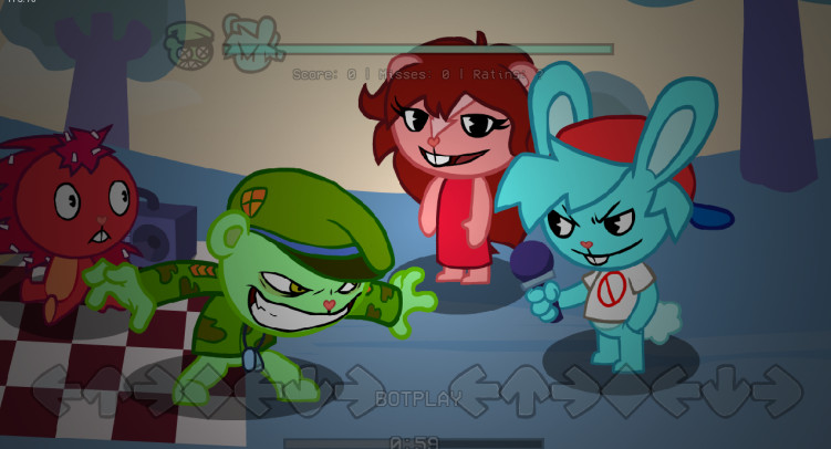 Happy Tree Funkers but 7 Keys FULL WEEK! Mod for Friday Night Funkin ...