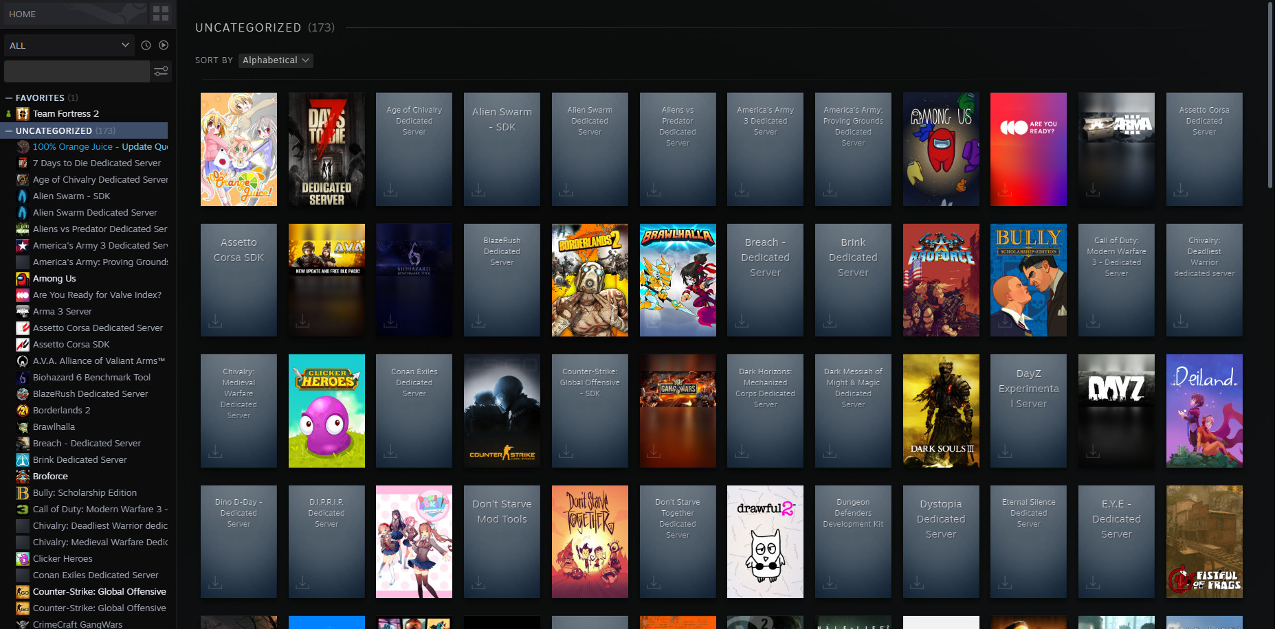 Dark Library Mod for Steam | Steam Mods