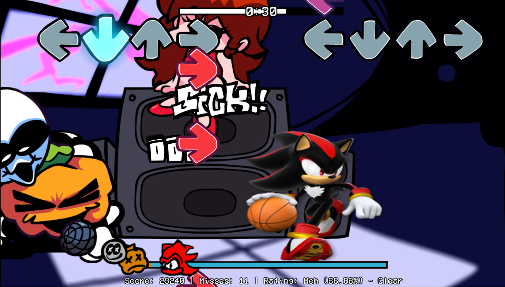 Shadow Over BF Mod for Friday Night Funkin' | FNF Mods