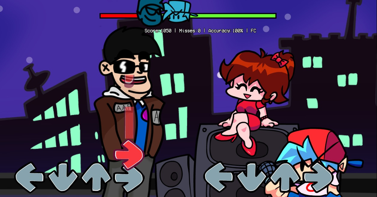 A.A.F Funkin Vs. Luis (reskin week1) [Friday Night Funkin'] [Mods]