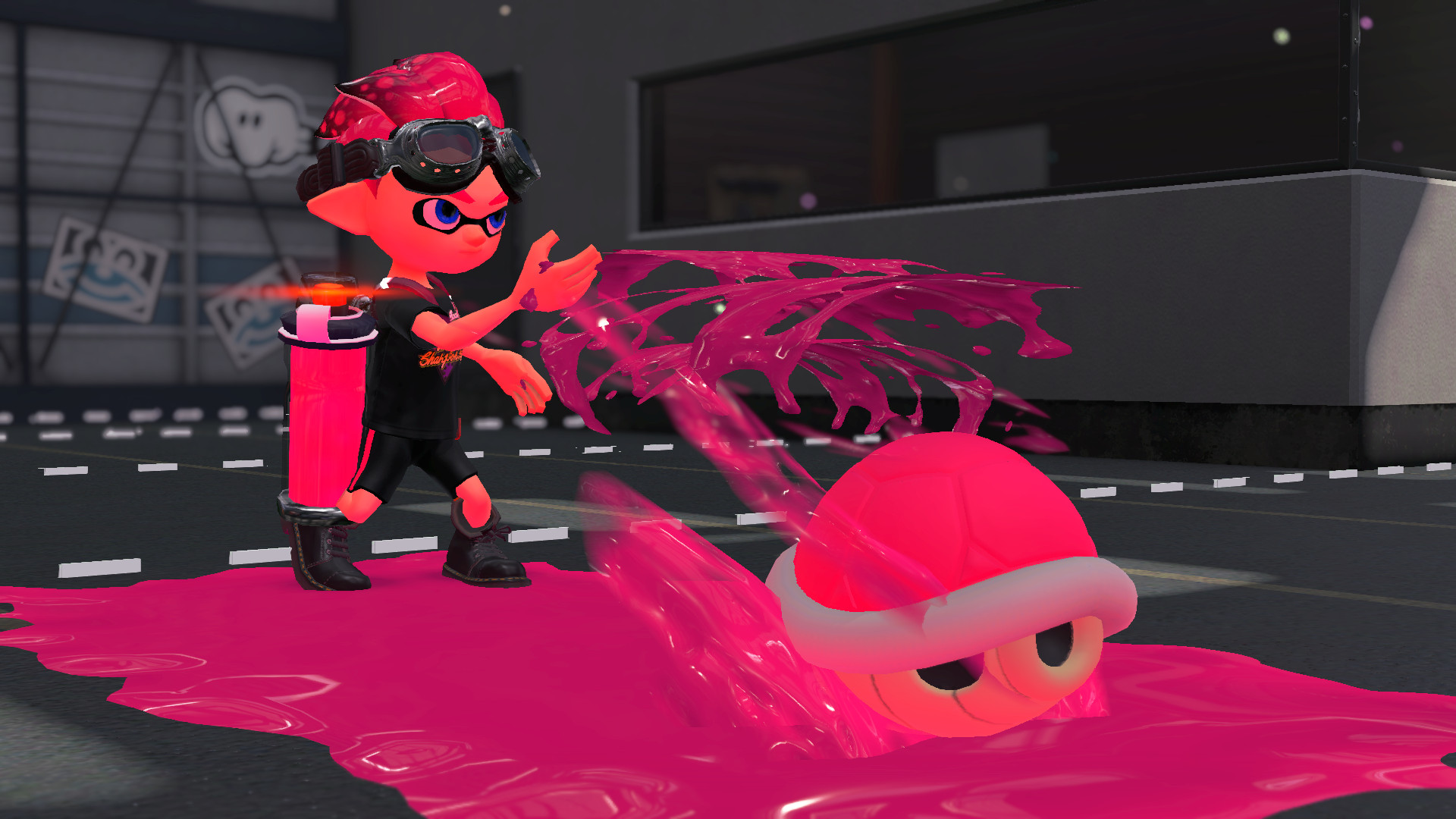 Shell From Mario Over Curling Bomb [Splatoon 2] [Mods]