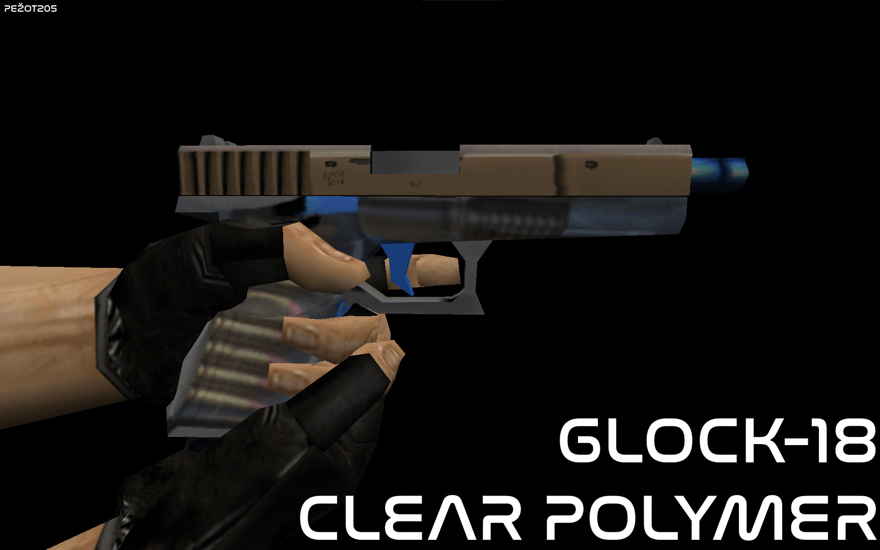 Glock Clear Polymer Mod for Counter-Strike 1.6 | CS1.6 Mods