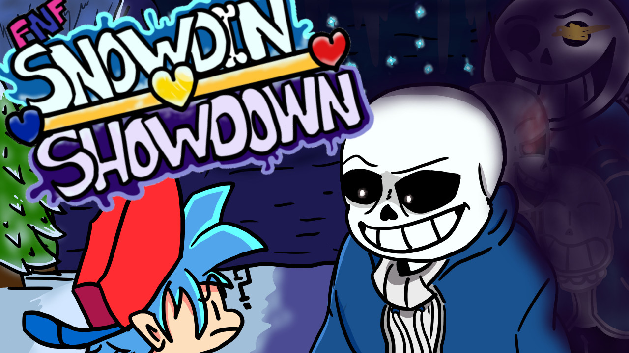 Fnf Snowdin Showdown! Mod for Friday Night Funkin' | FNF Mods