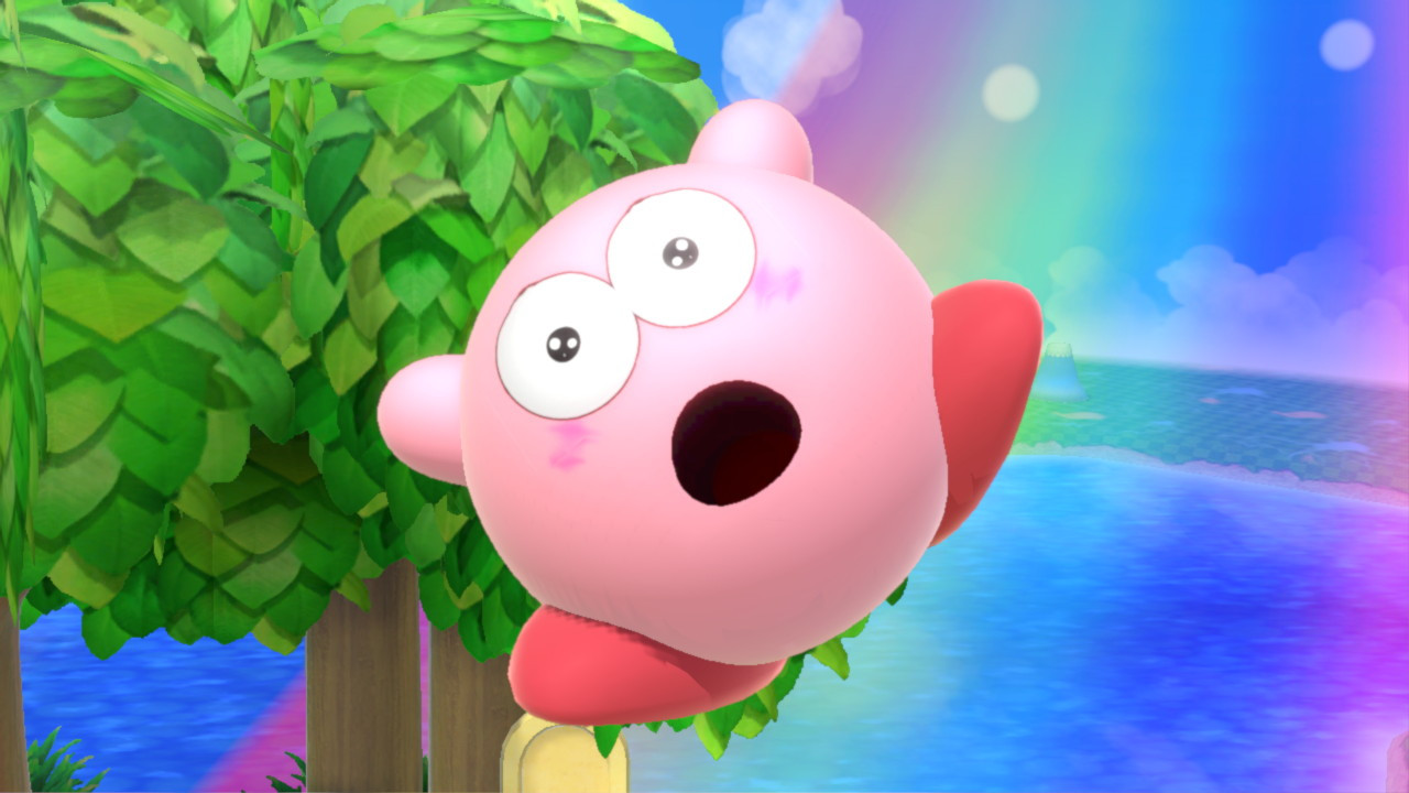Canonically Surprised Kirby Mod for Super Smash Bros. Ultimate | SSBU Mods