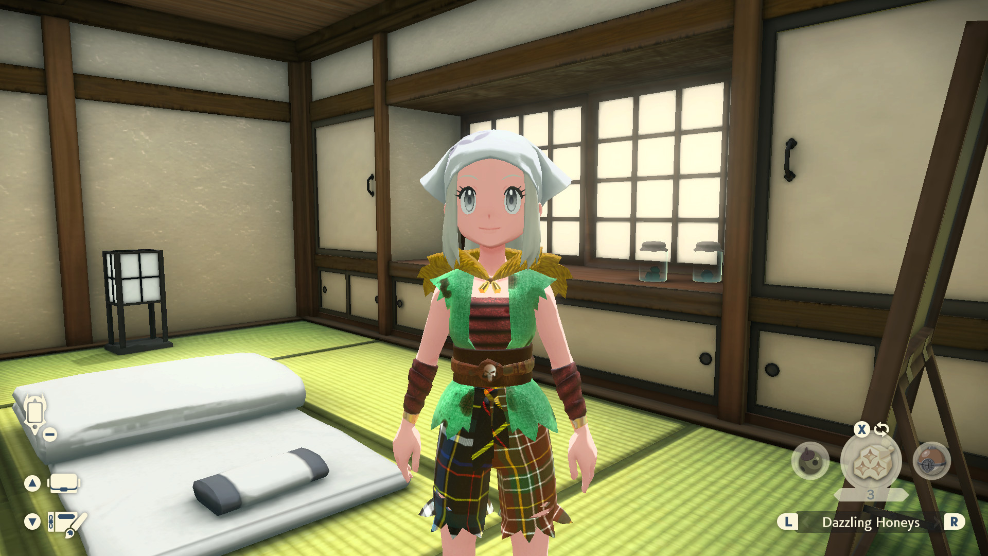 Female Tartan Bandit Outfit Retexture Mod for Pokémon Legends: Arceus ...