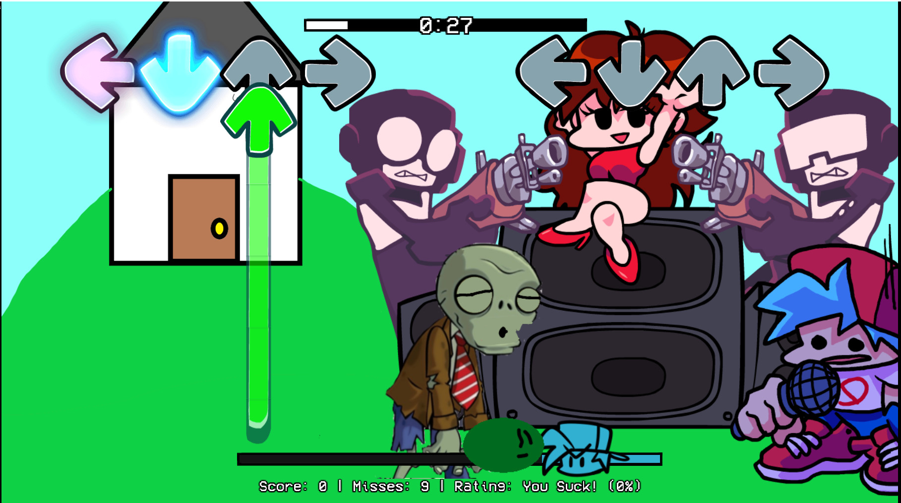 vs PVZ Zombies [Demo 2.0] Mod for Friday Night Funkin' | FNF Mods
