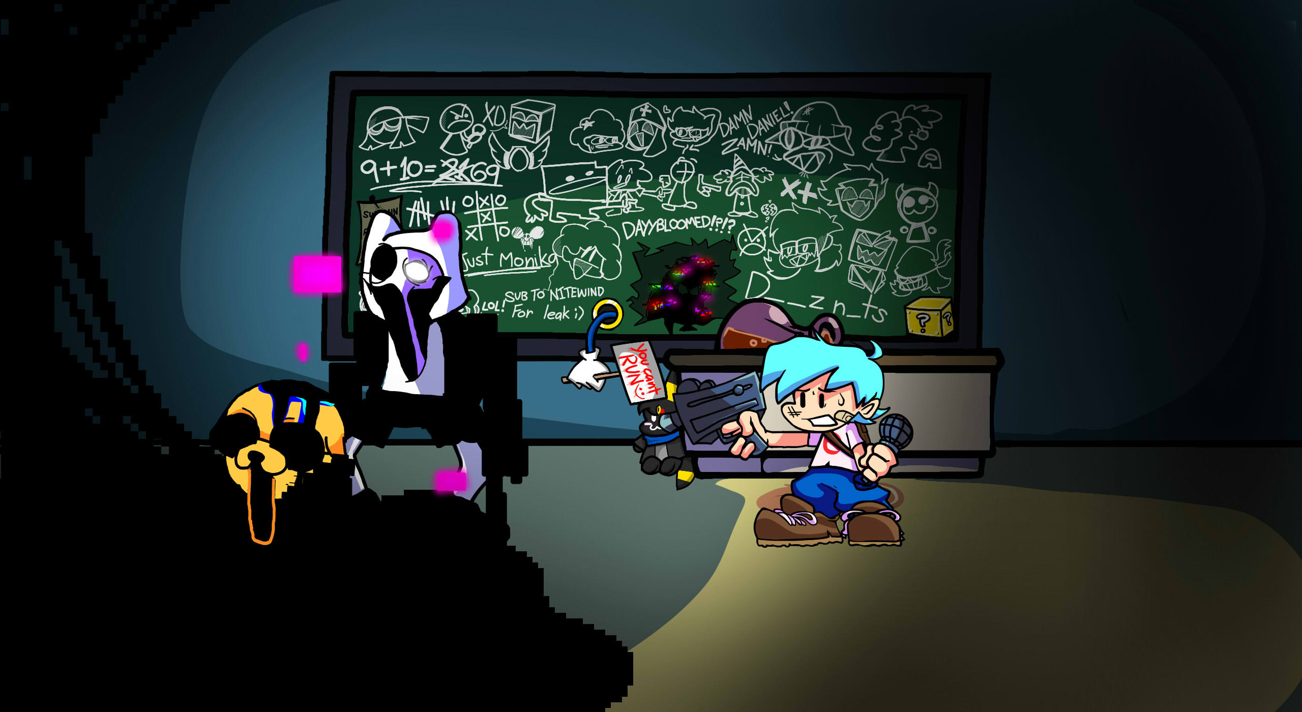 VS. CORRUPTED MINUS FINN AND JAKE Mod for Friday Night Funkin' | FNF Mods