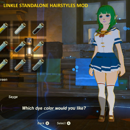 Linkle with Logical Braids Mod for The Legend of Zelda: Breath of the ...