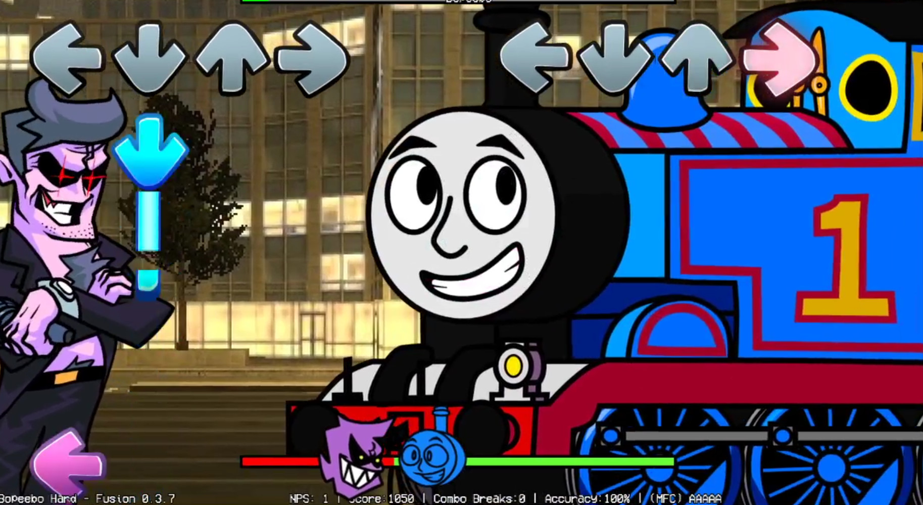 Playable Thomas The Train [Friday Night Funkin'] [Mods]