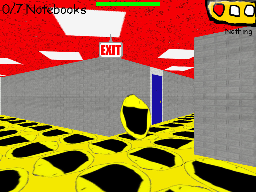 Yellow Face WAREHOUSE!! Mod for Baldi's Basics | Baldi Mods