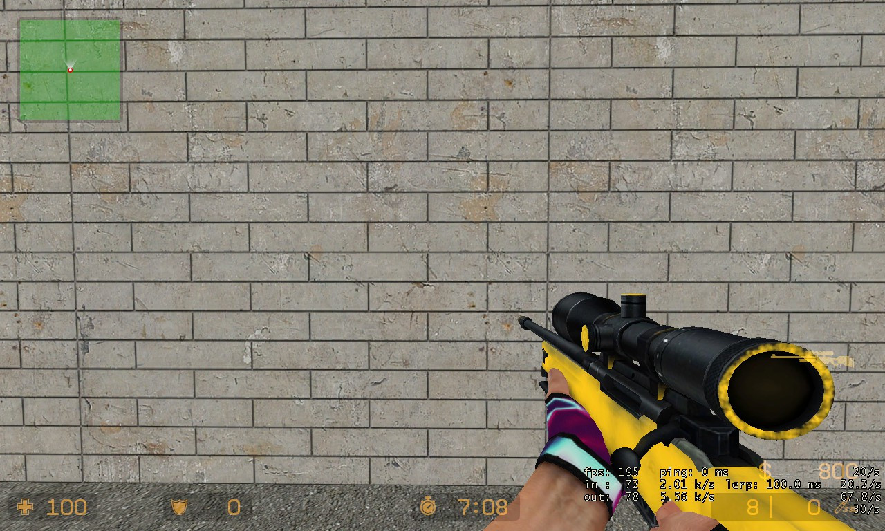 AWP Gold Skin Mod for Counter-Strike: Source | CS:S Mods