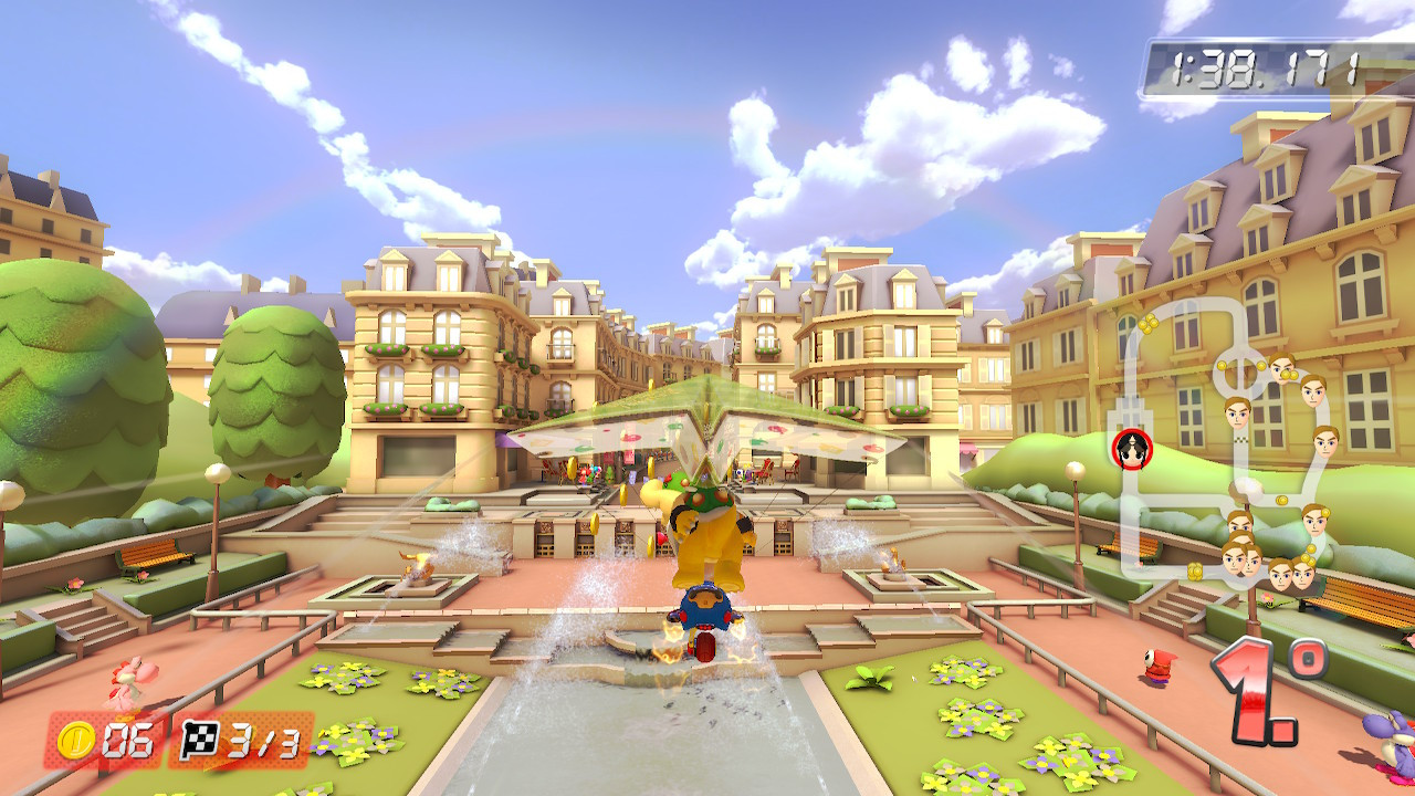 Day Tour Paris Promenade Mod for Mario Kart 8 Deluxe | MK8D Mods