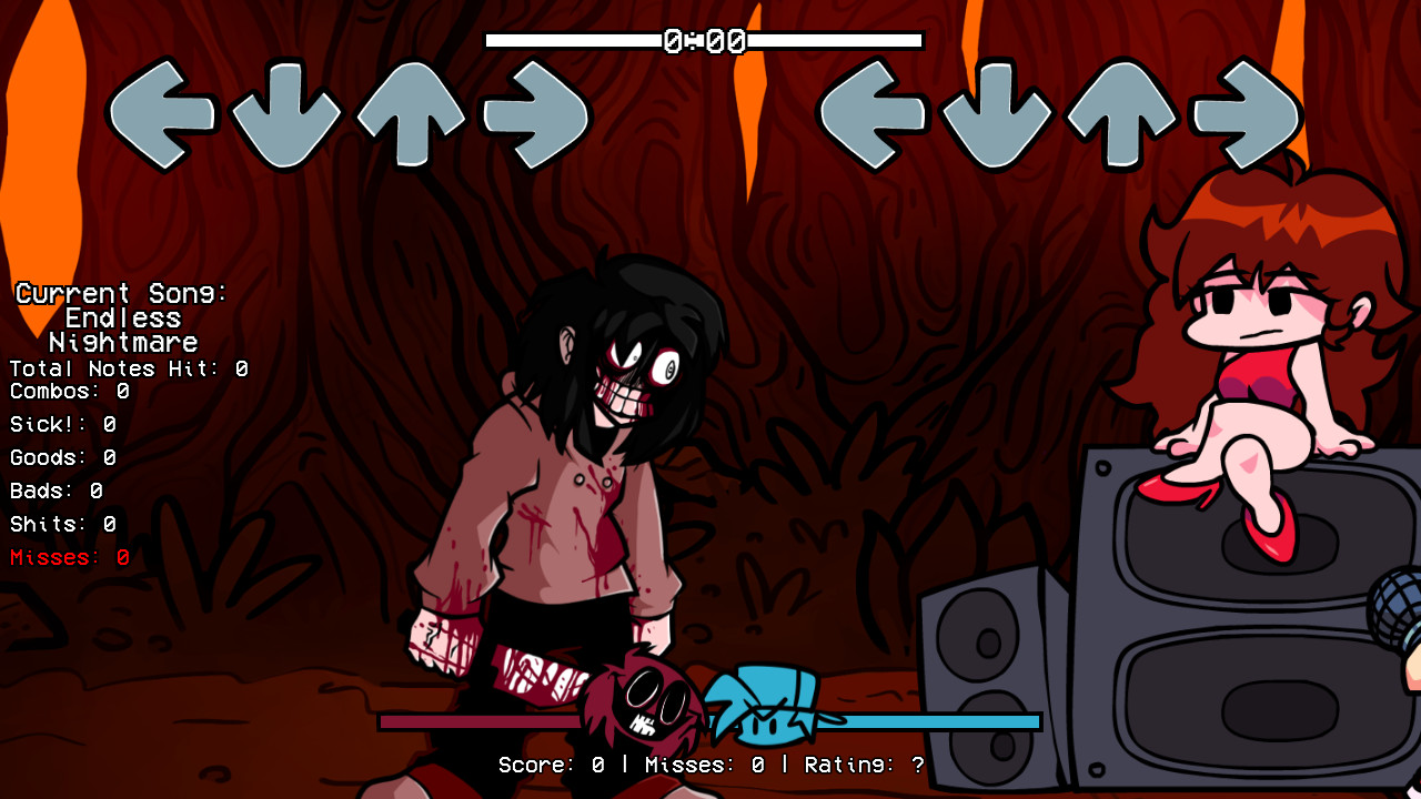 High-Effort Friday Night Trepidation Port Mod for Friday Night Funkin ...