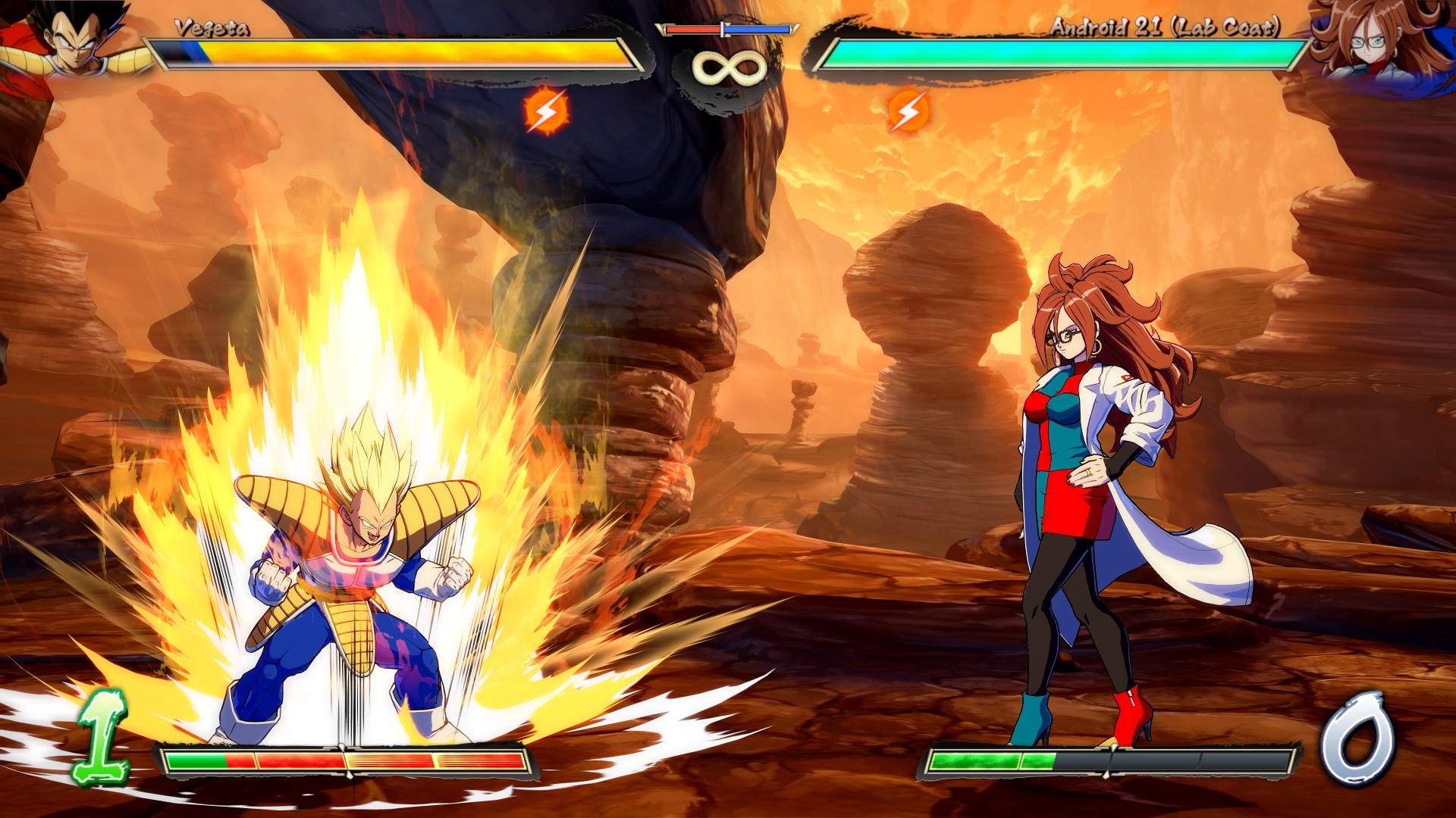SSJ Saiyan Saga Vegeta Mod for Dragon Ball FighterZ | DB:FZ Mods