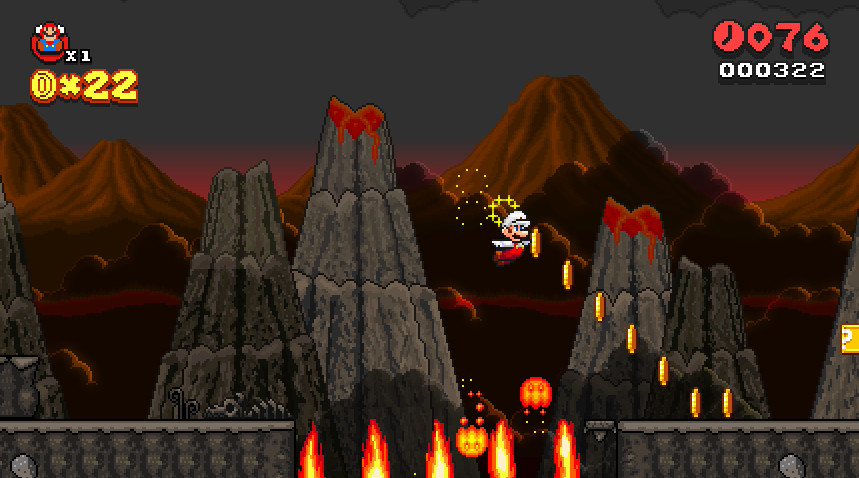 Into The Volcano Level Pack [Super Mario UniMaker] [Mods]