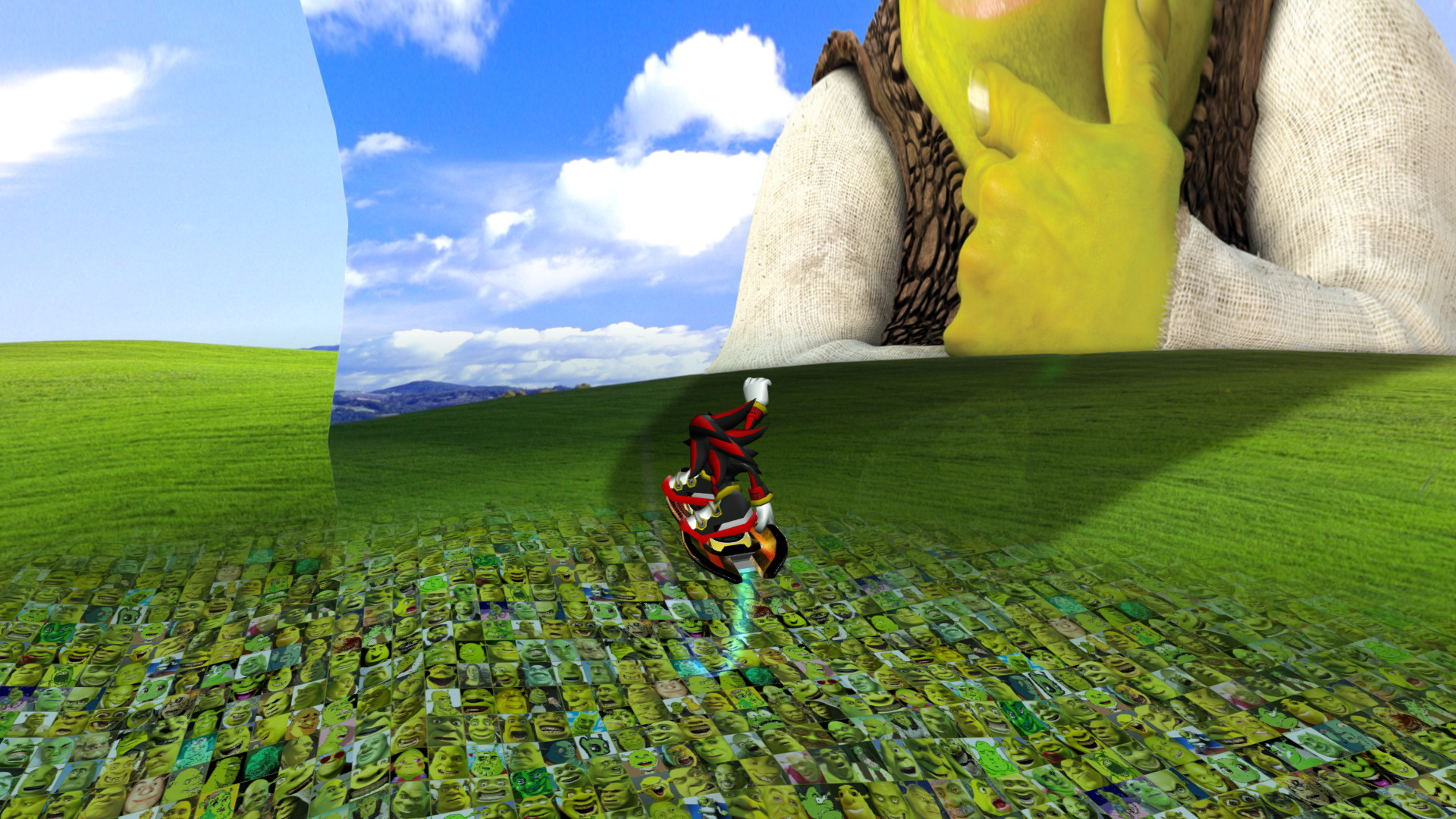 Shrek Green Cave Mod for Sonic Riders (GameCube) | SR-GC Mods