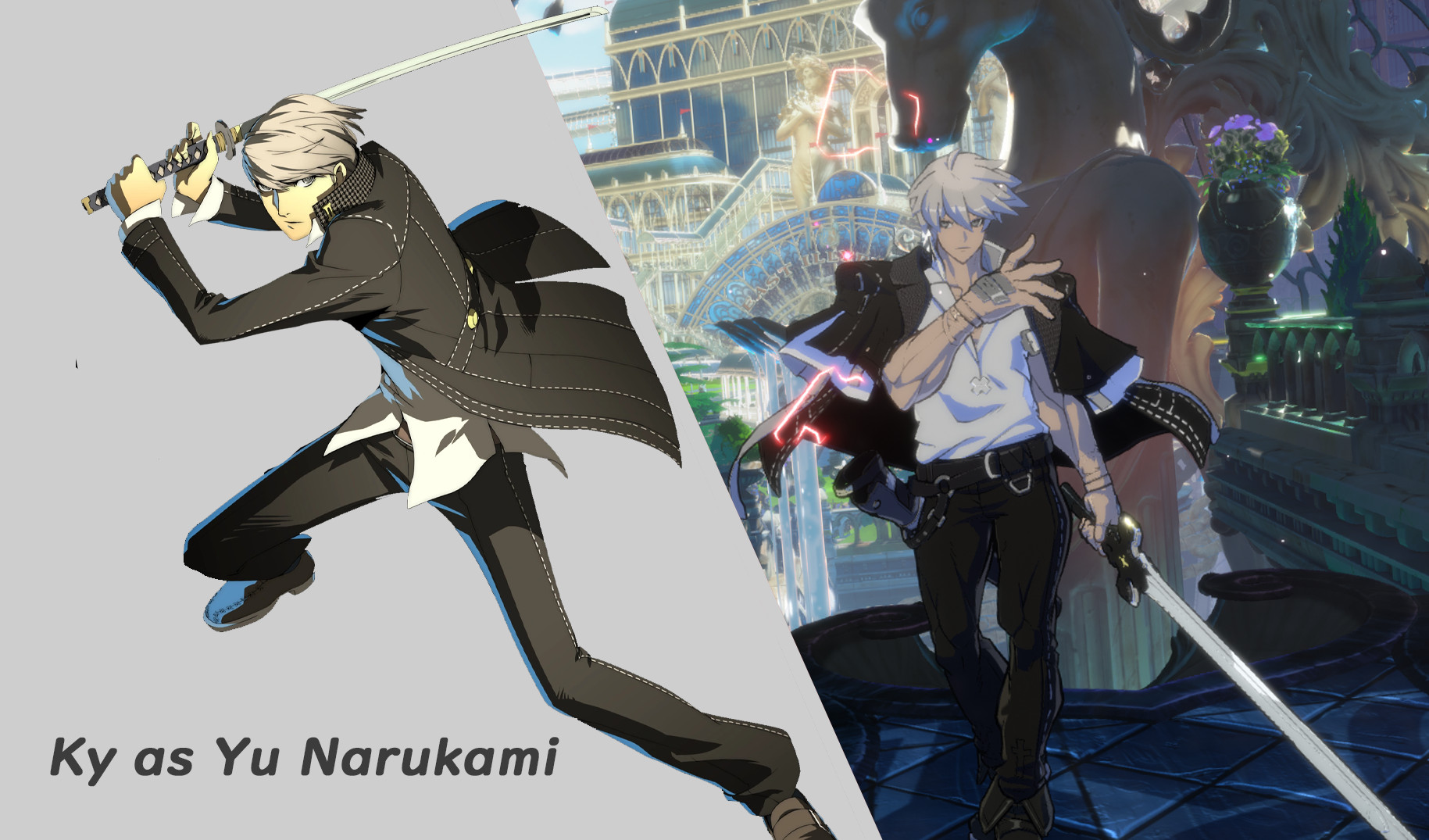 Ky Kiske as Yu Narukami Mod for GUILTY GEAR -STRIVE- | GGST Mods