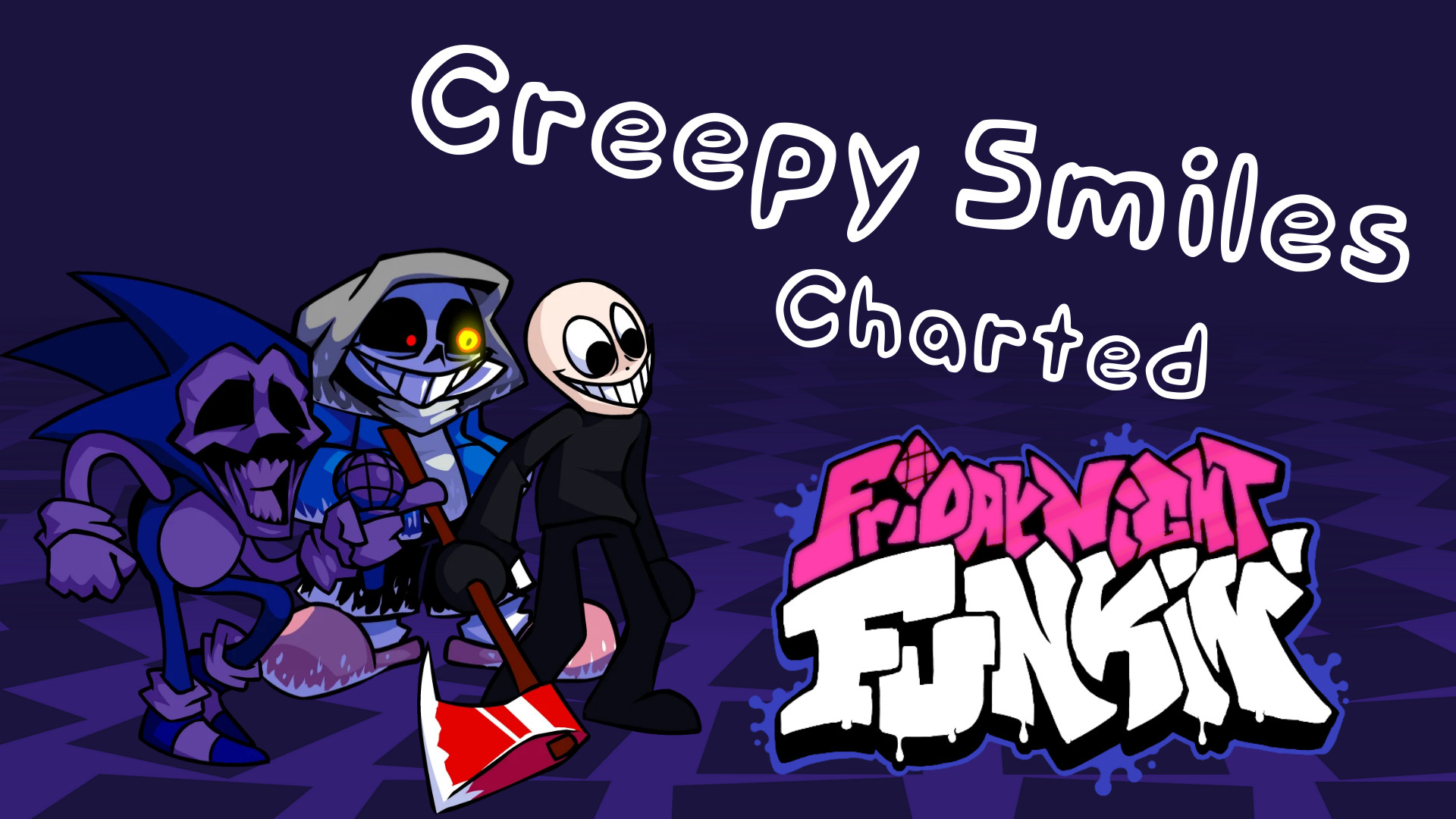 CREEPY SMILES - Unused FNF: Boss Rush Song Mod for Friday Night Funkin ...