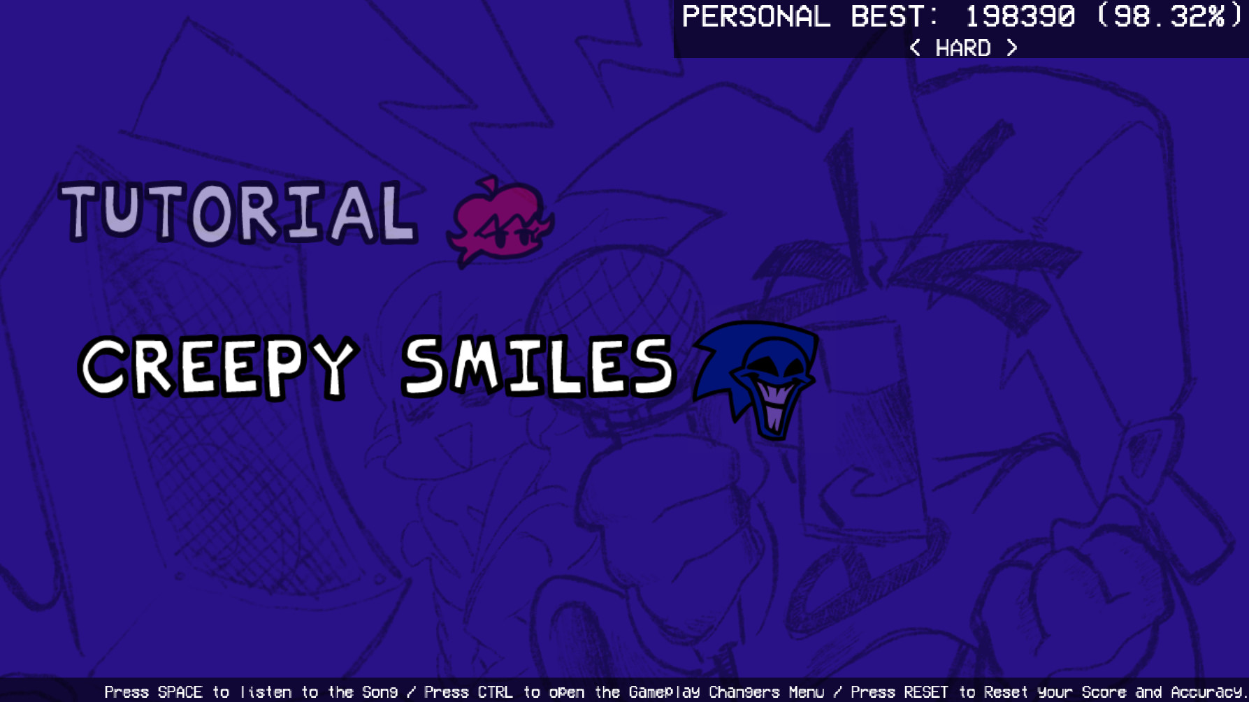 CREEPY SMILES - Unused FNF: Boss Rush Song Mod for Friday Night Funkin' | FNF Mods
