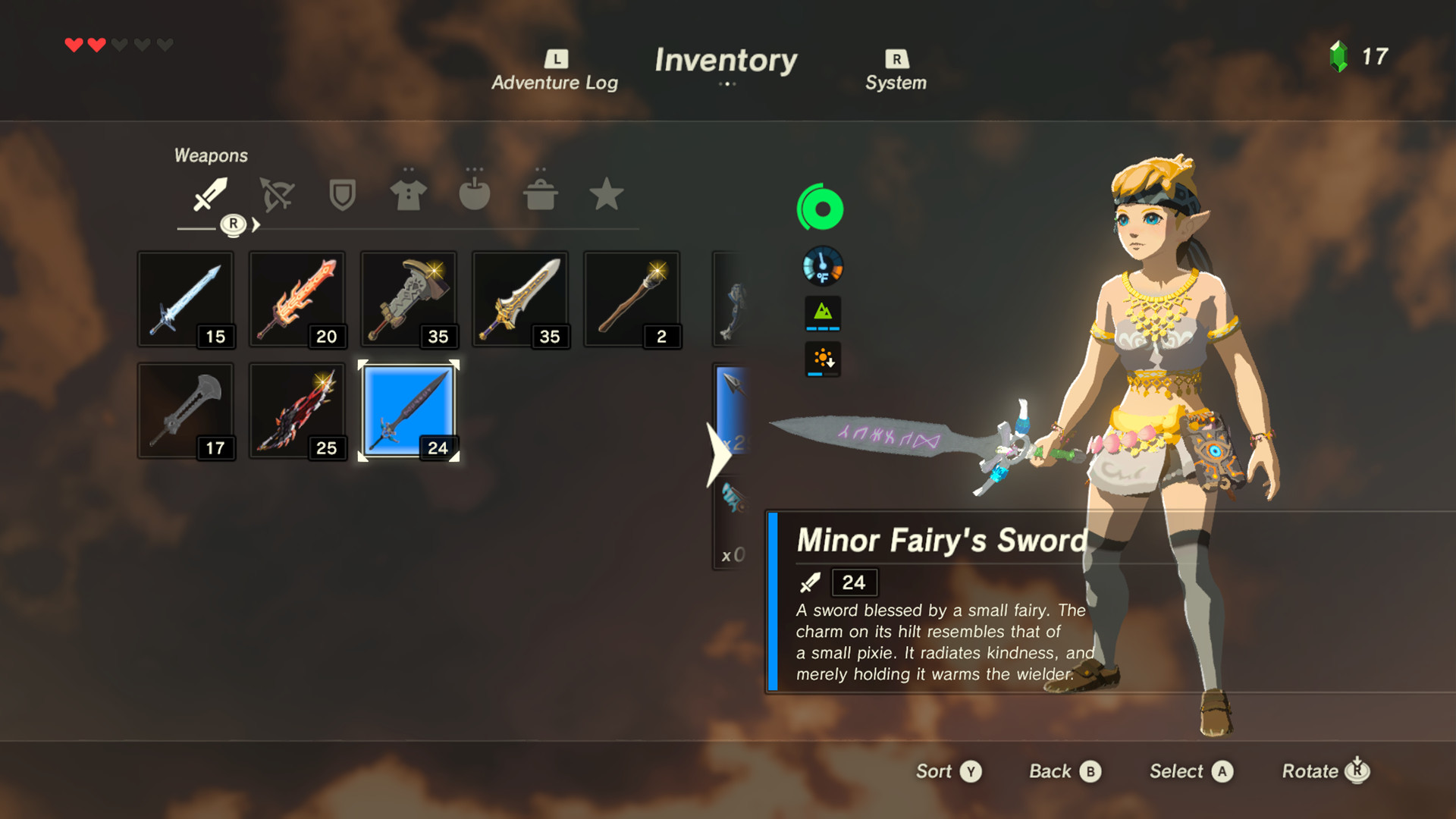 [Weapons+] Minor Fairy's Sword (Standalone) Mod for The Legend of Zelda ...