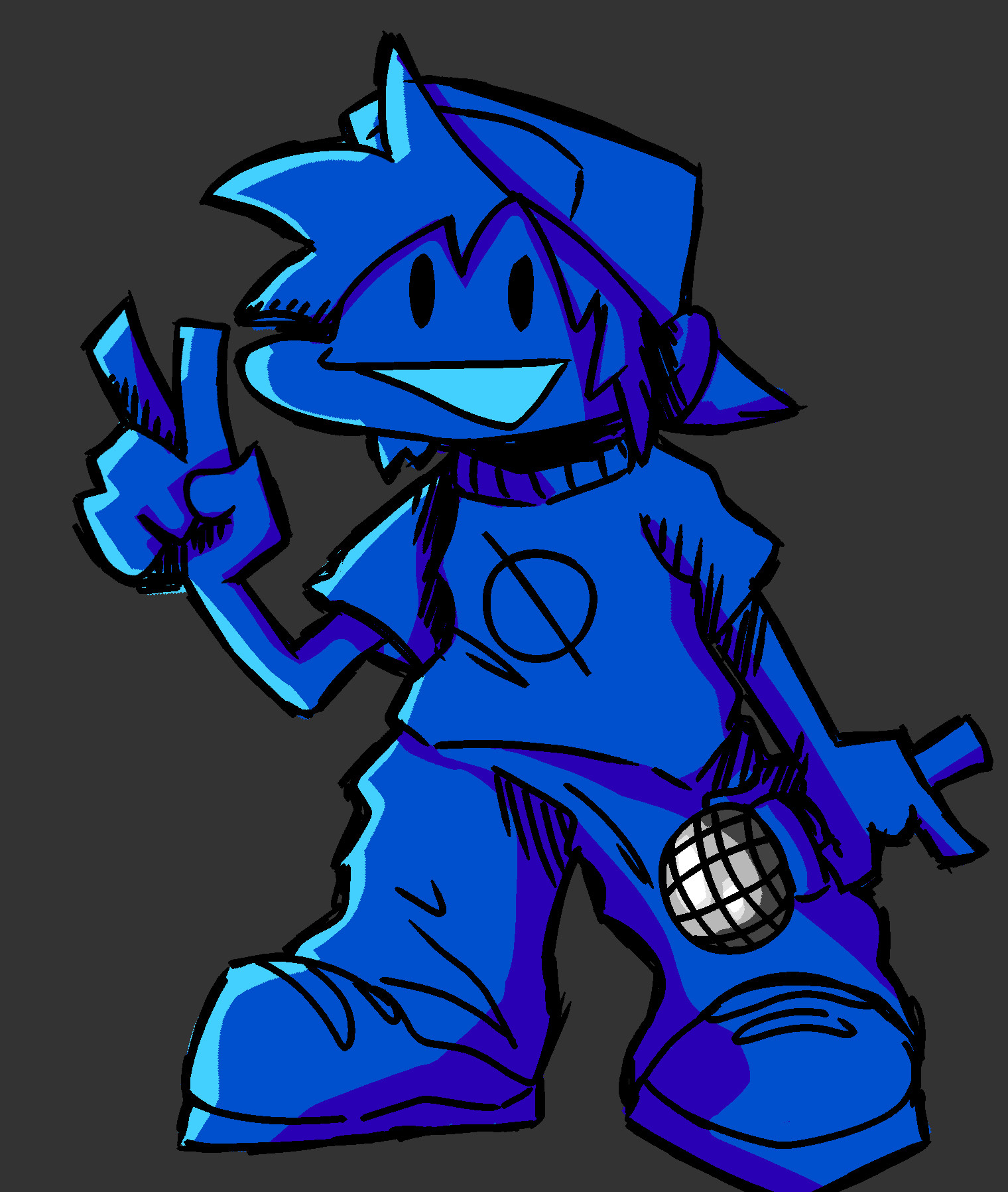 VS Bluefriend AKA the best mod ever Mod for Friday Night Funkin' | FNF Mods