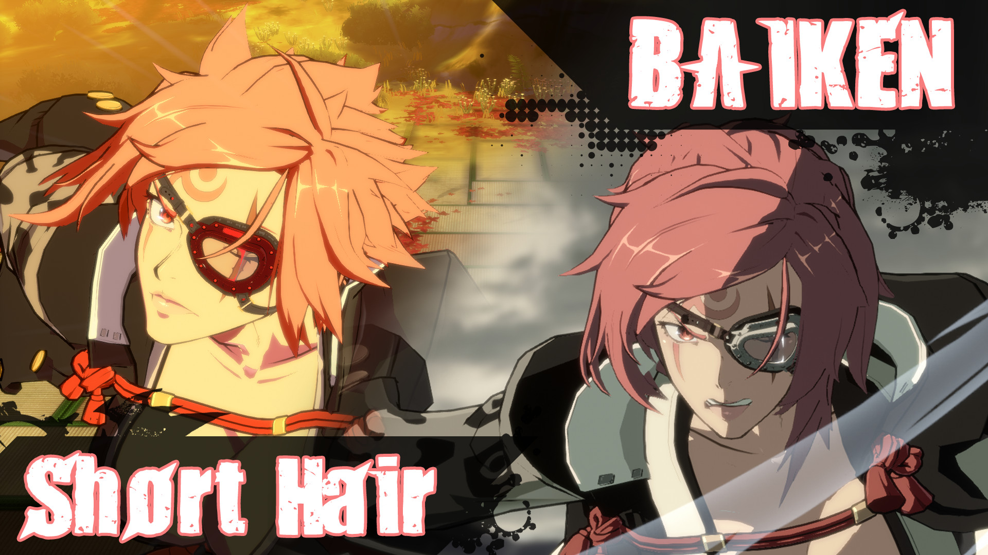 Short Hair Baiken Mod for GUILTY GEAR -STRIVE- | GGST Mods
