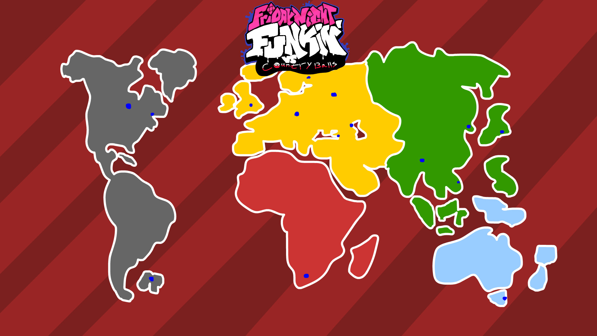 Siniy's VS Countryballs! Mod for Friday Night Funkin' | FNF Mods