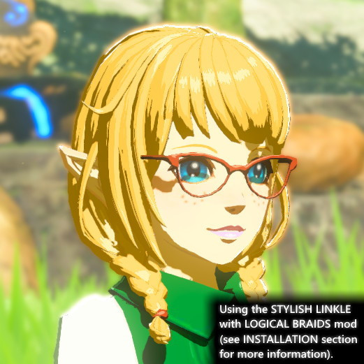 Linkle with Logical Braids Mod for The Legend of Zelda: Breath of the ...