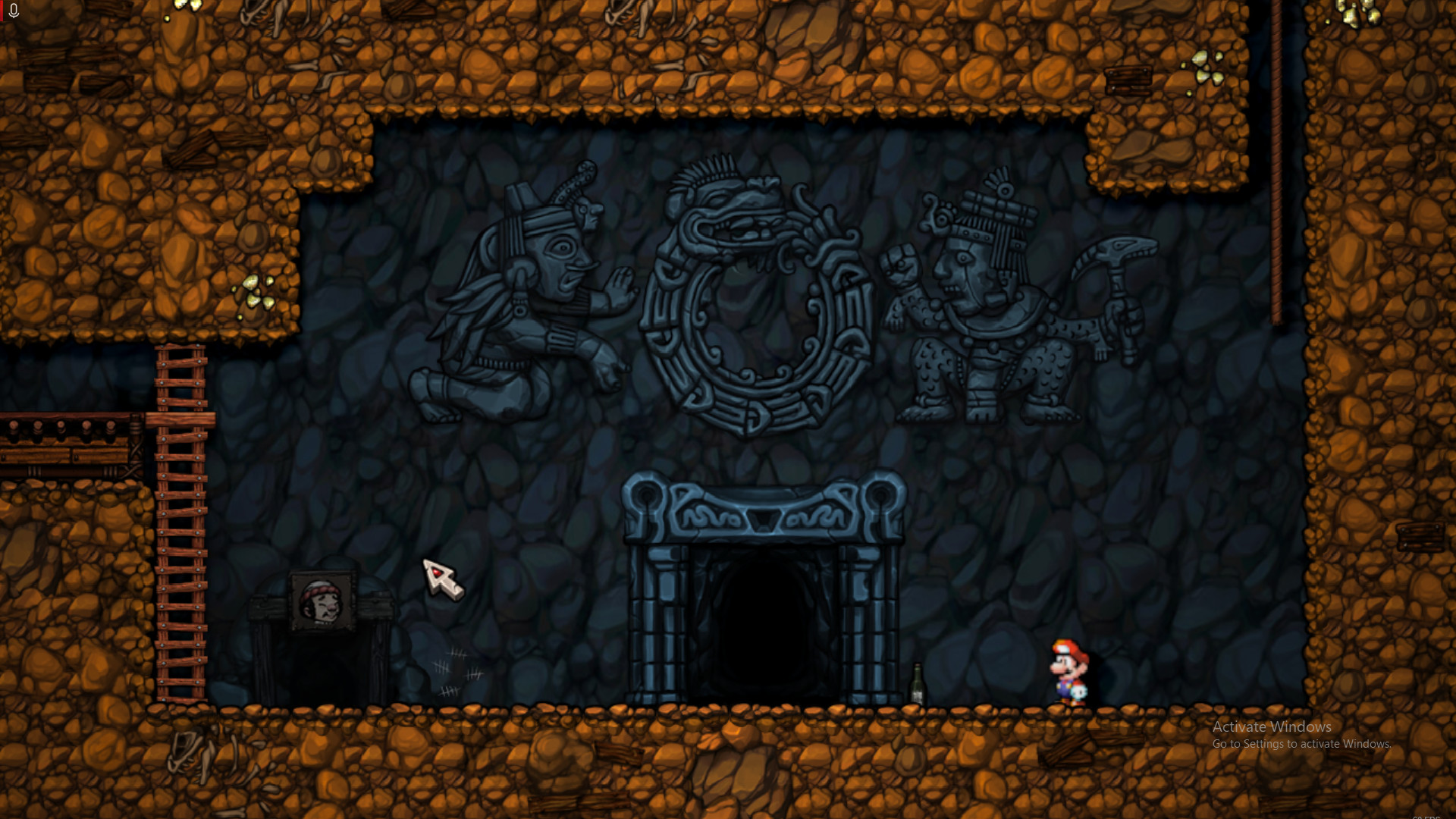 Pesky Plumber Mario Spelunker [Spelunky] [Mods]