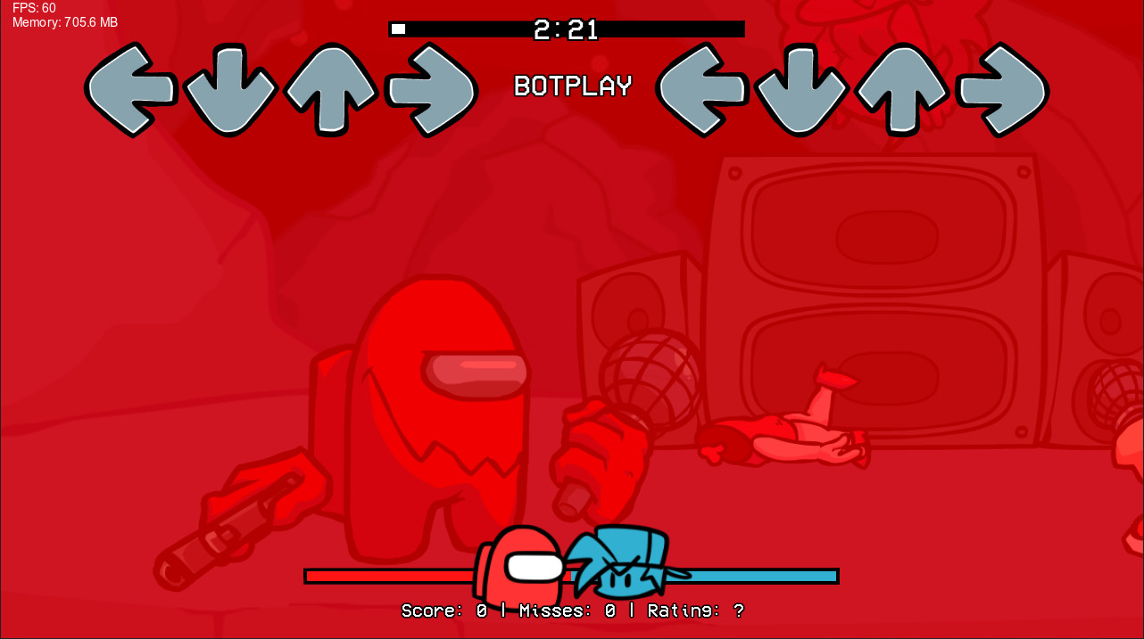 FNF RED IMPOSTOR Psych engine port Mod for Friday Night Funkin' | FNF Mods