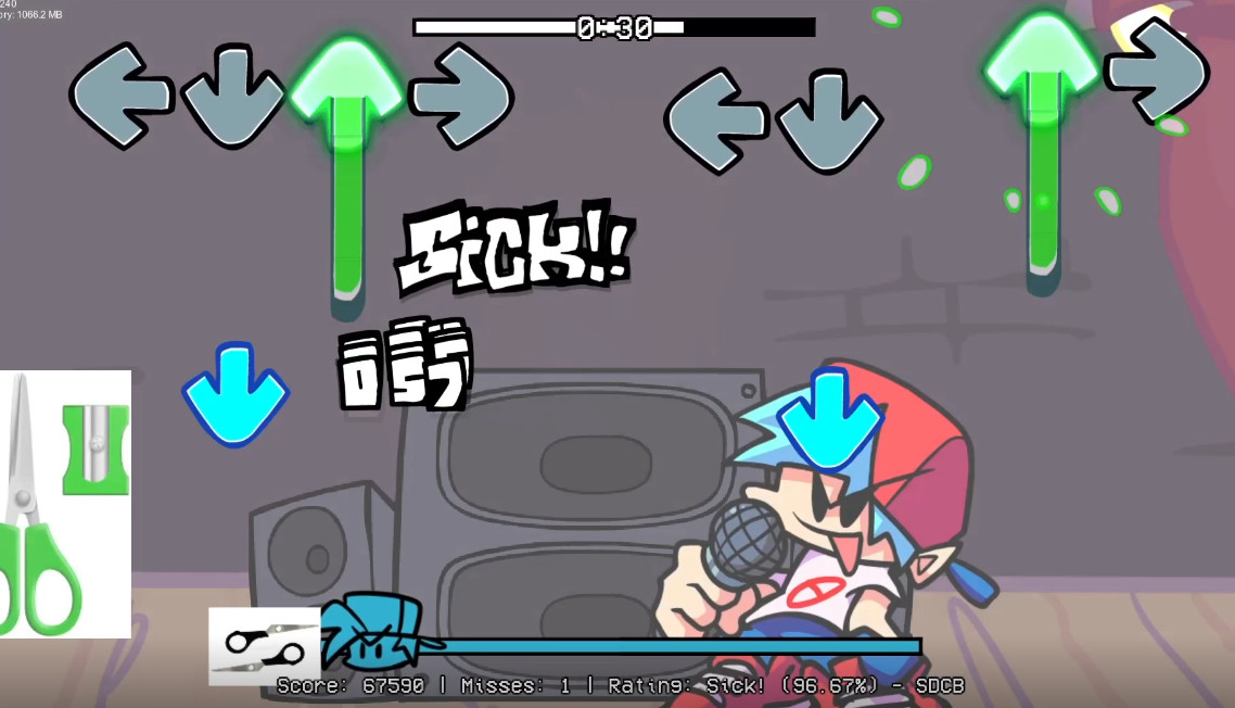 Scissors Mod Fnf Mod for Friday Night Funkin' | FNF Mods