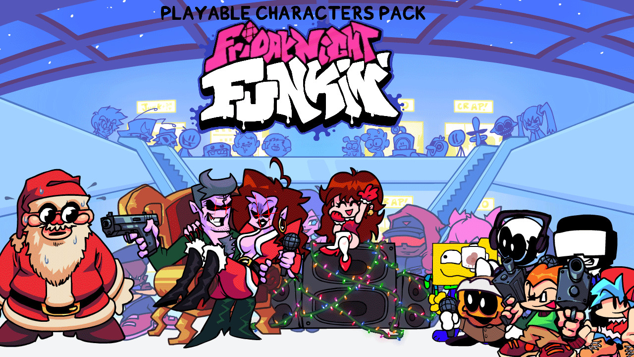 (Week 7 W.I.P) Playable Character Pack Mod for Friday Night Funkin ...