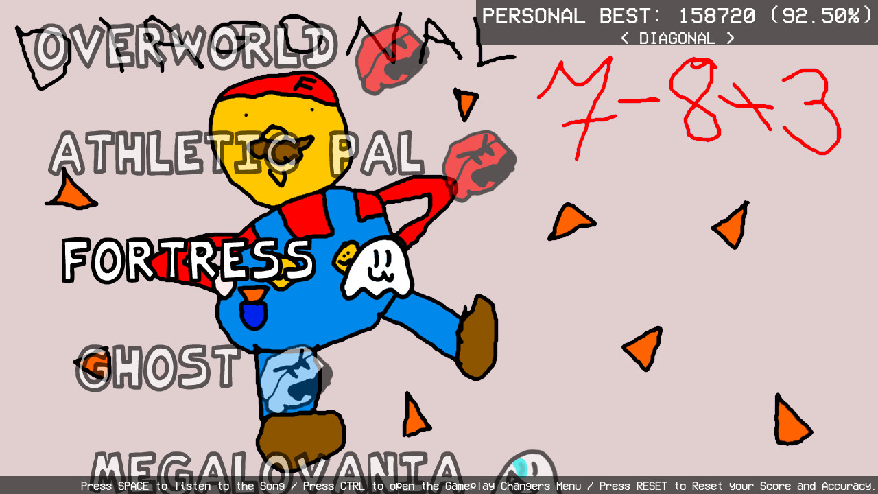 Vs Diagonal Mario And Kochobo Full Week (2.1!) Mod for Friday Night ...