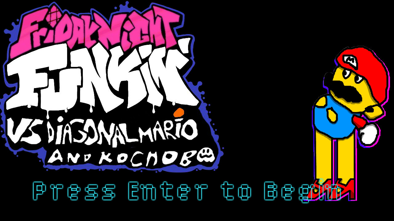 Vs Diagonal Mario And Kochobo Full Week (2.1!) Mod for Friday Night ...