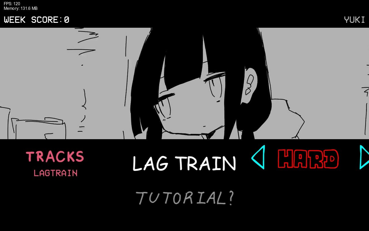 [FNF x inabakumori] Lagtrain Mod for Friday Night Funkin' | FNF Mods