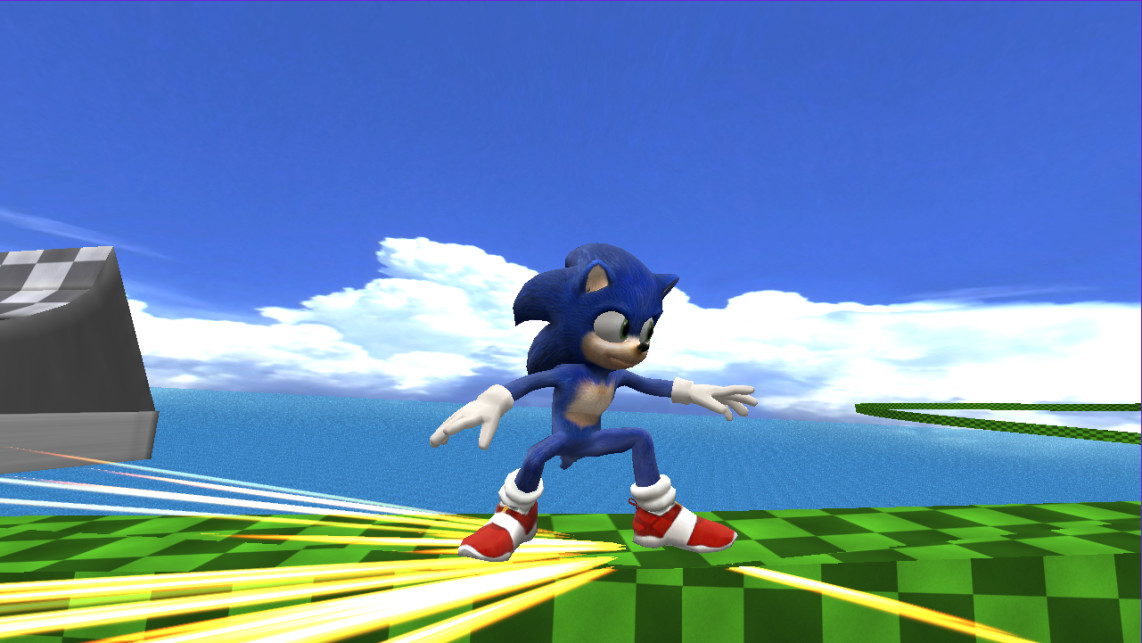 Movie Sonic Version 1.0 Mod for Sonic World DX | SWDX Mods