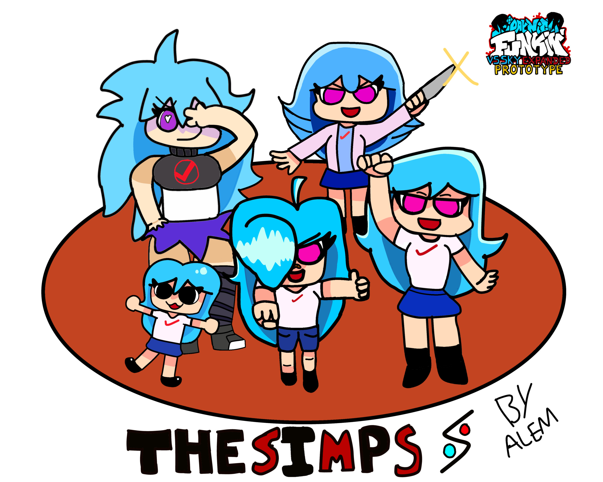 VS Sky Expanded Anniversary Edition Mod for Friday Night Funkin' | FNF Mods