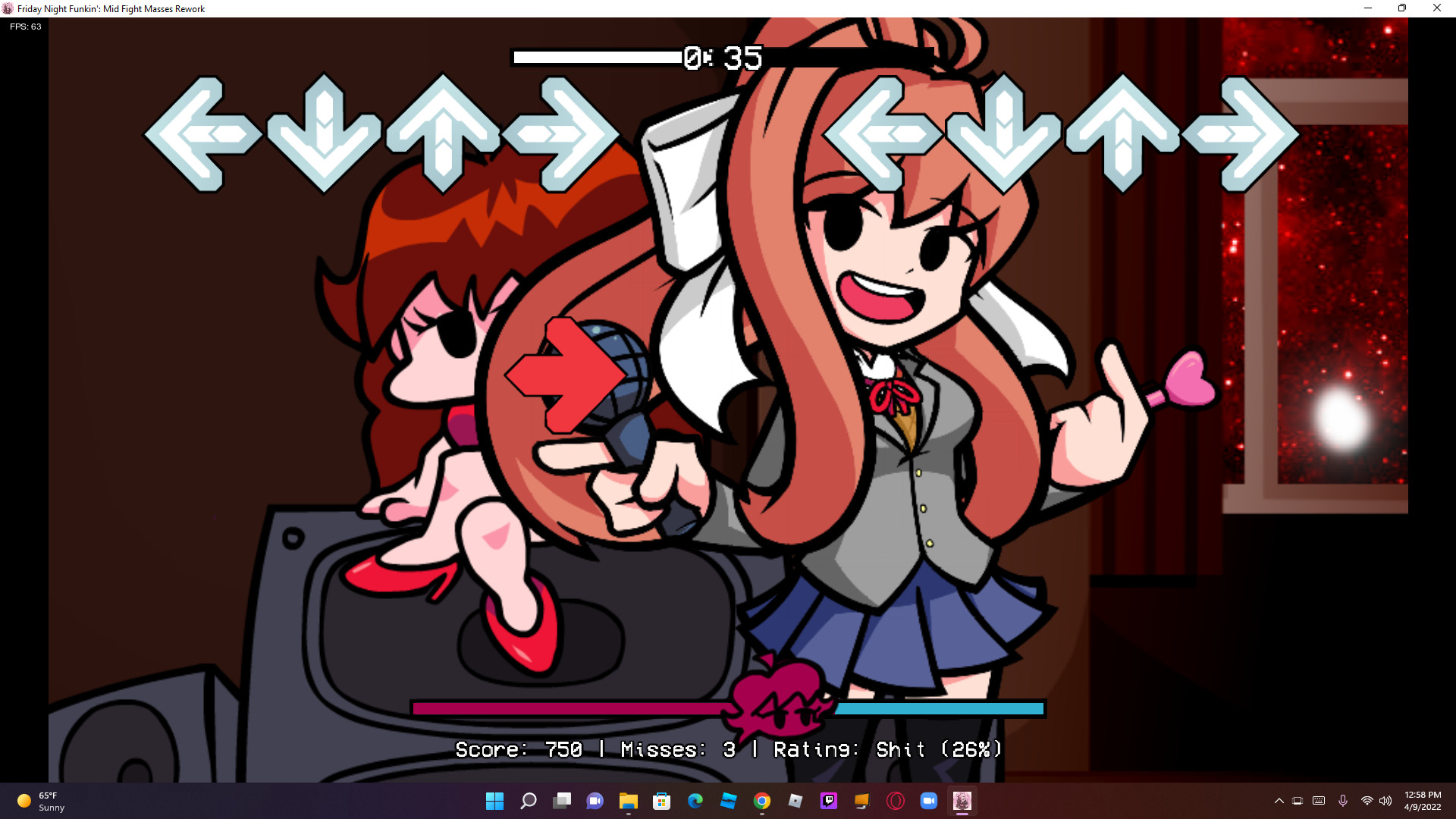 MID FIGHT MASSES REWORKED (COMPLETED) Mod for Friday Night Funkin' | FNF Mods