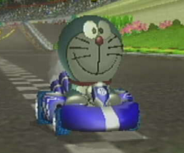 Doraemon over Toad Mod for Mario Kart Wii | MKWii Mods