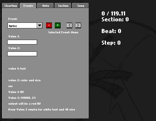 FNF Lyrics Psych engine script event Mod for Friday Night Funkin' | FNF ...