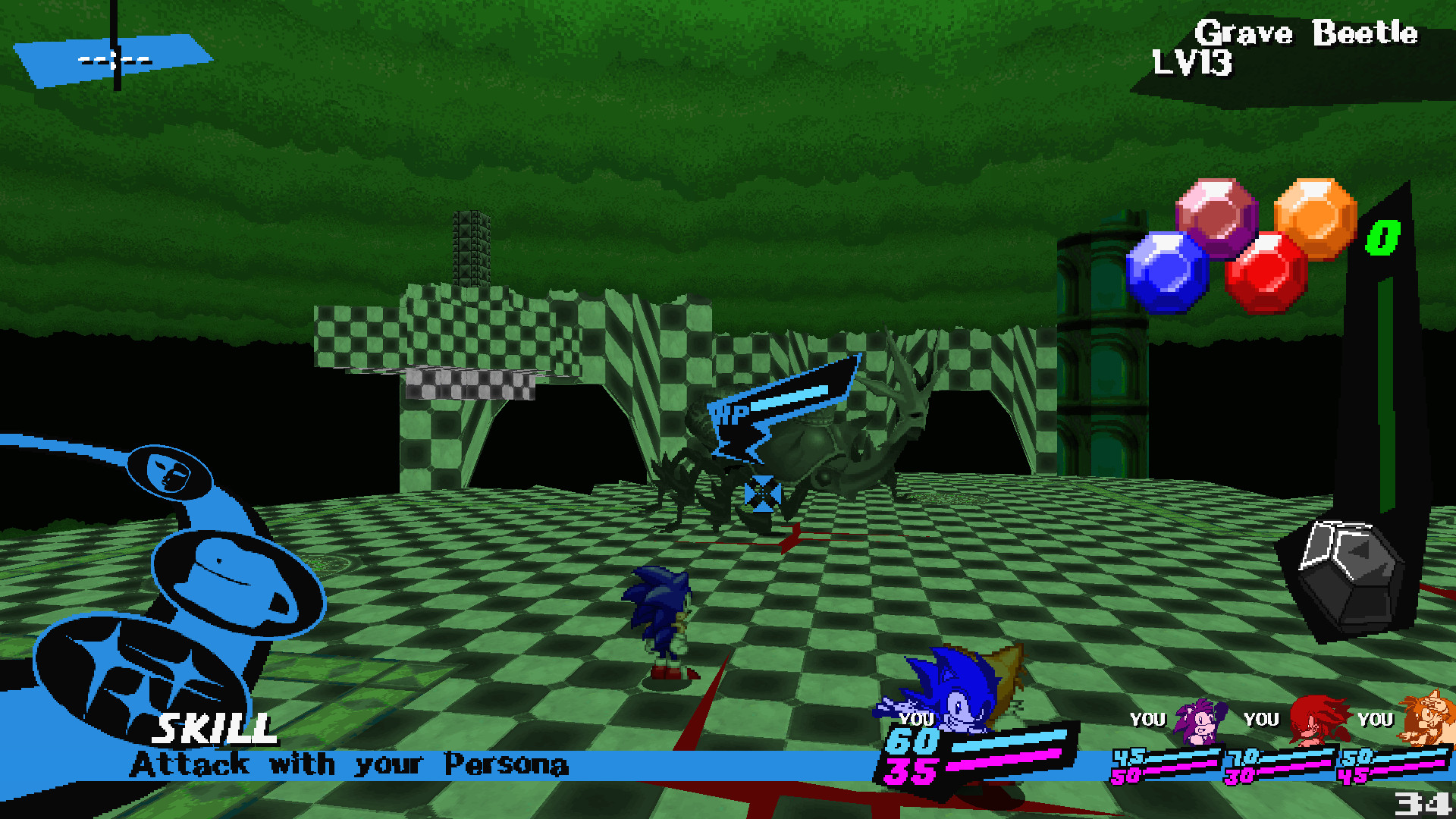 Press turns Mod for Sonic Robo Blast 2 Persona | SRBP Mods