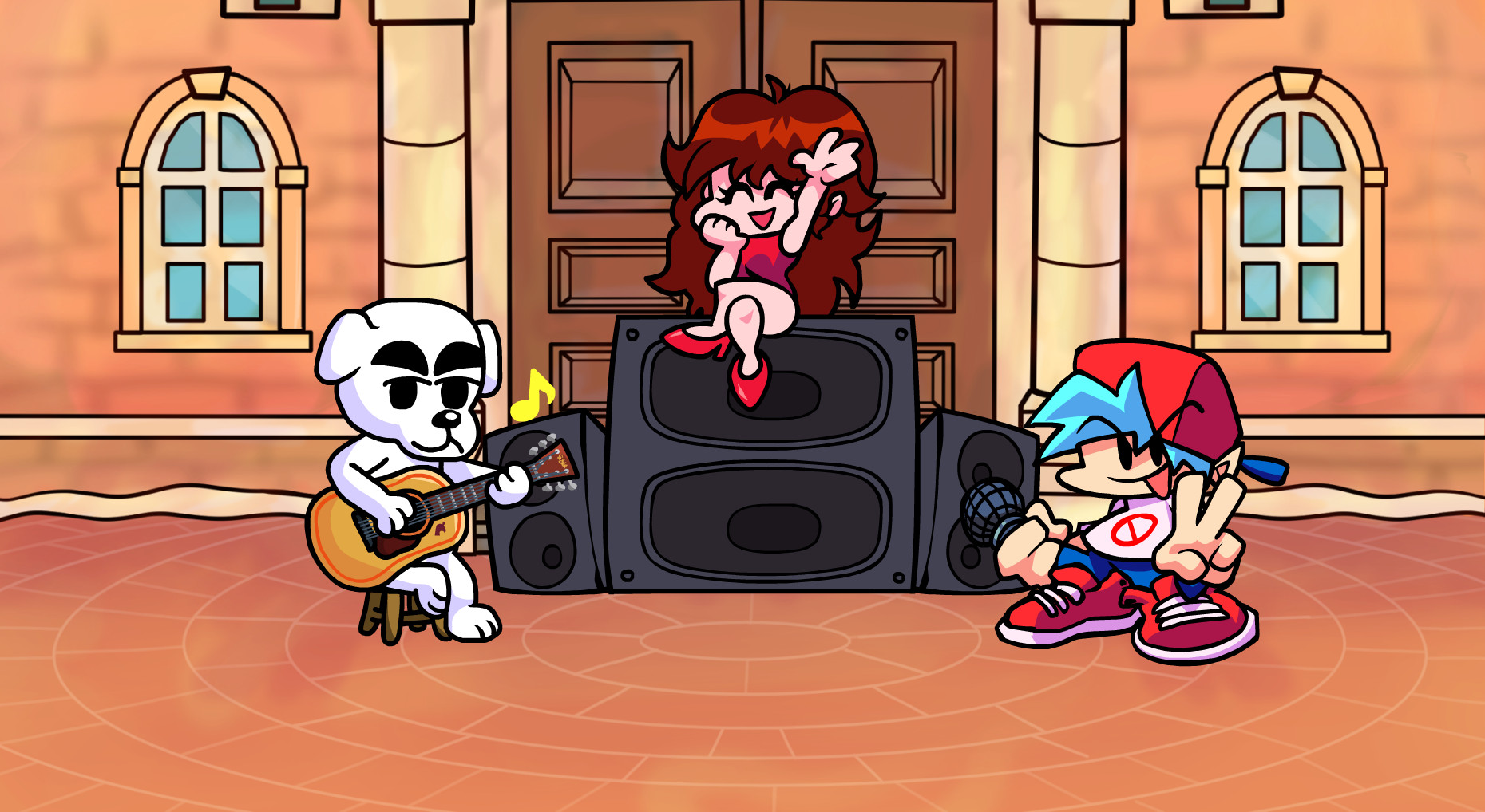 Friday Night Crossin' Mod for Friday Night Funkin' | FNF Mods