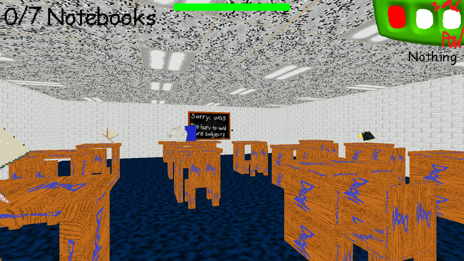 Baldis basics but bully is dead [Baldi's Basics] [Mods]