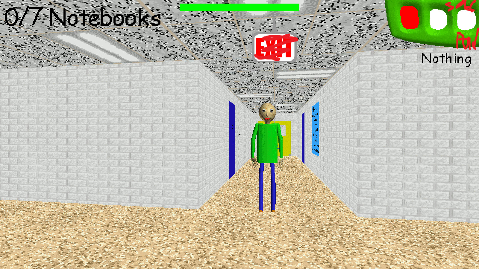 Baldis basics but bully is dead [Baldi's Basics] [Mods]