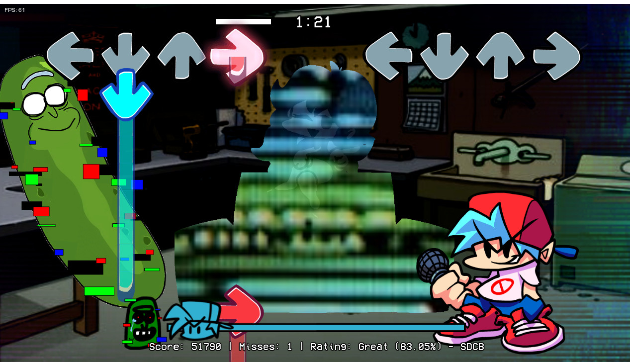 VS. Pibby Pickle Rick Mod for Friday Night Funkin' | FNF Mods